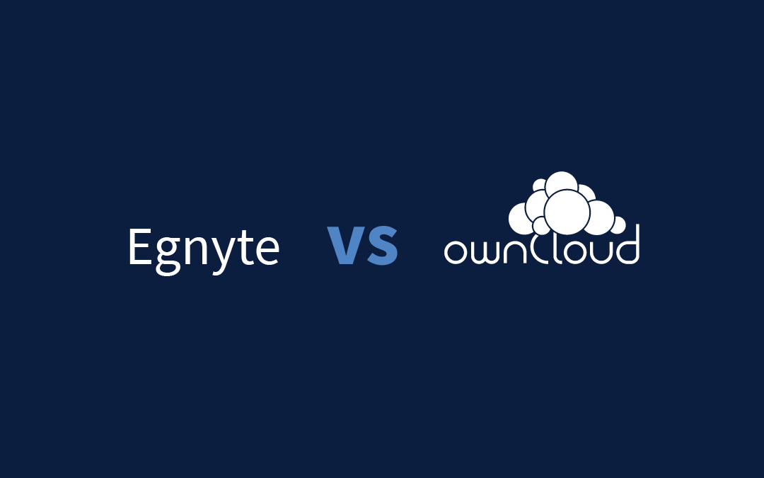 Egnyte vs ownCloud