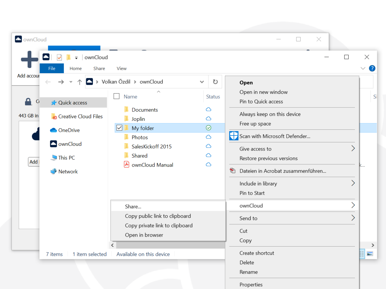 Virtual File System - ownCloud